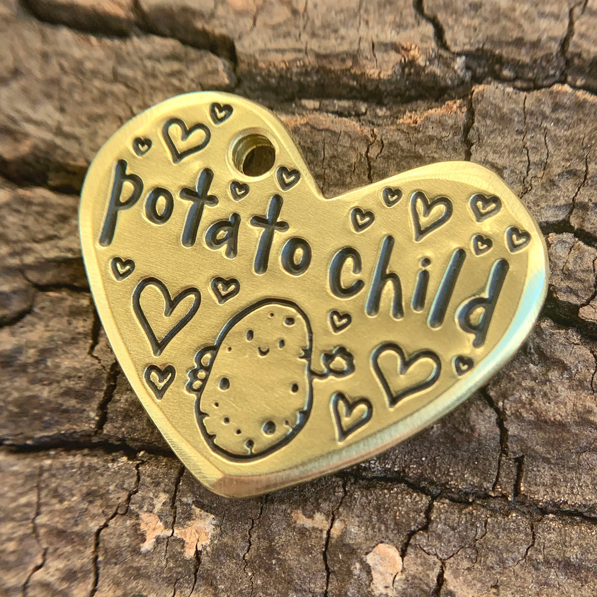 1.25" brass - potato child – Mad Dog Metalworks